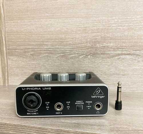 Звуковая карта behringer uphoria um2