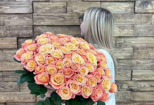 Букеты роз с доставкой 51 роза 70 см