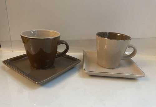 Чашки кофейные с блюдцем (набор из 4шт.)