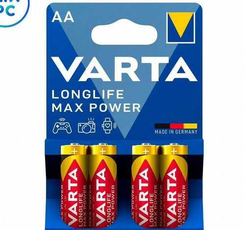 Батарейки AA Varta Max Tech 4шт