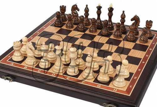 Шахматы Арарат (венге-дуб, клетка 4,5 см) (53222)