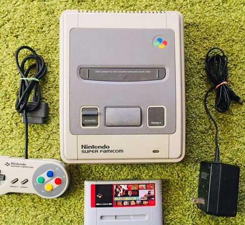 Super famicom+флеш картридж snes