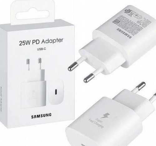 Адаптер сетевой samsung 25w 1 USB-C Белый