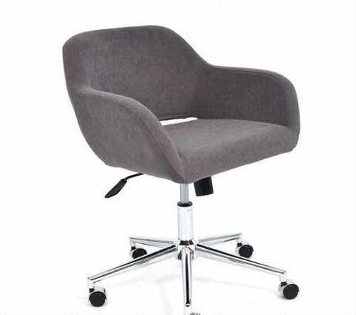 Кресло Modena хром флок, серый, 29