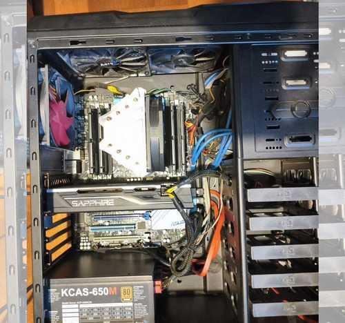 Игровой ПК, Xeon E5-2690V2, Radeon RX 470, RAM 32 ГБ