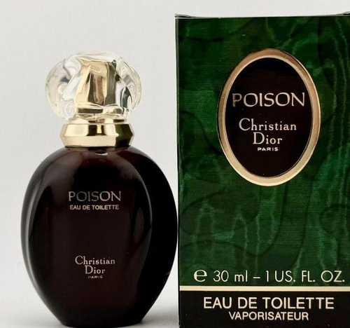 Christian dior Poison edt 30 мл винтаж