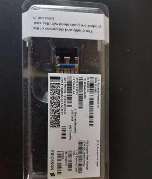 Модули SFP+ 10G Ericsson RDH 102 65/2 новые