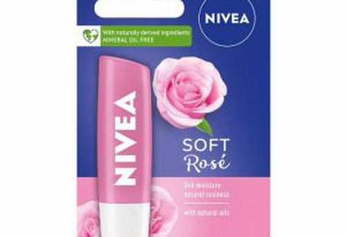 Nivea Soft Rose защитная помада для губ, 4.8 g