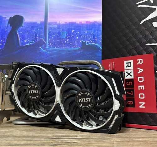 Видеокарта MSI rx 570 8gb (Есть обмен)