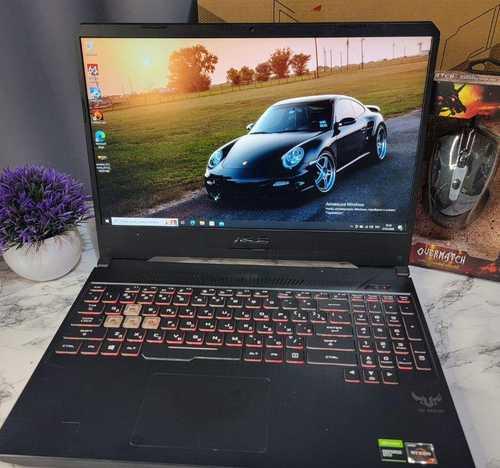 Игровой ноутбук asus TUF R7-3750H/GTX 1650/16GB