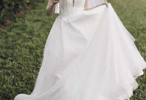 Свадебное платье женское 42