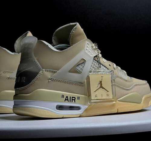 Кроссовки Nike Air Jordan 4 beige