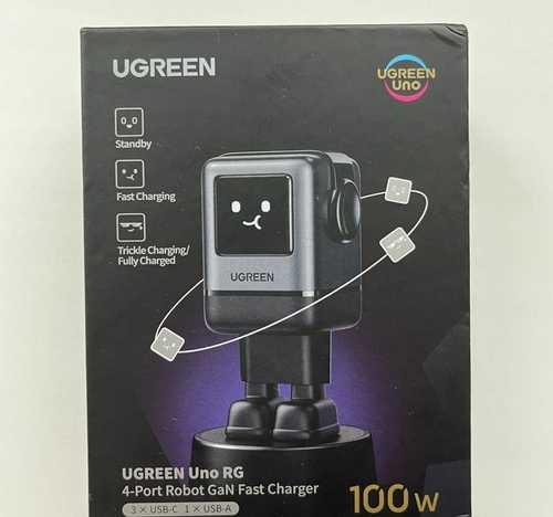 Зарядное устройство в виде робота ugreen 100w