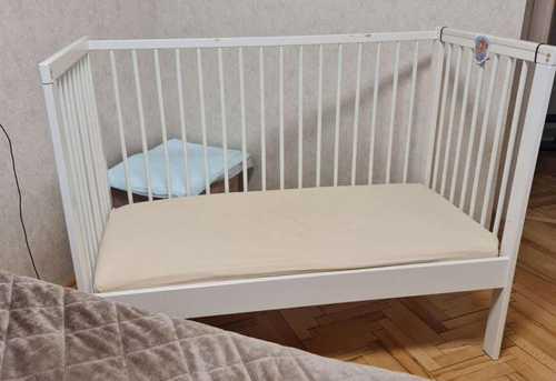 IKEA Gulliver кроватка 12060 с матрасом