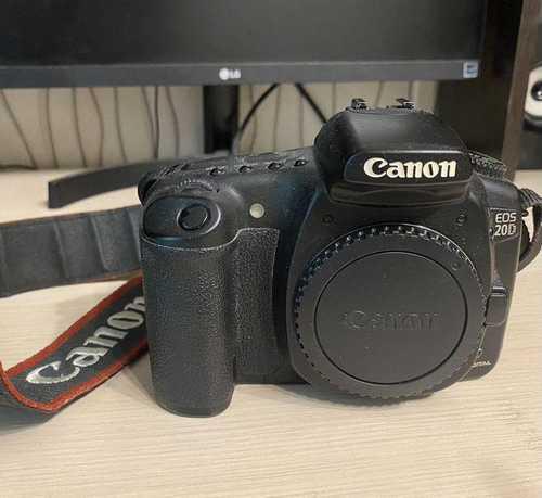 Зеркальный фотоаппарат canon eos 20d body