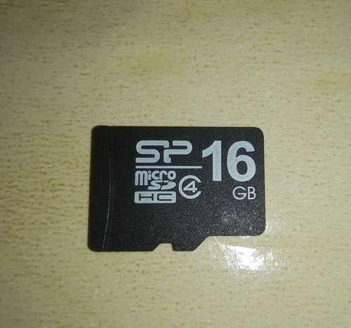 Карта памяти Silicon Power microsdhc 16 gb