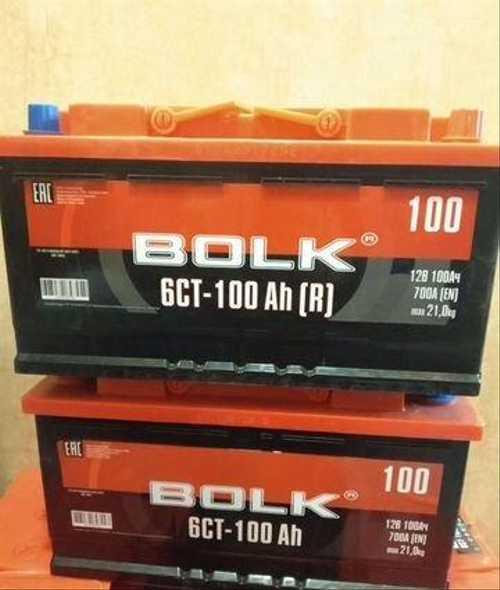 Новый аккумулятор Bolk 100 Ah(700)