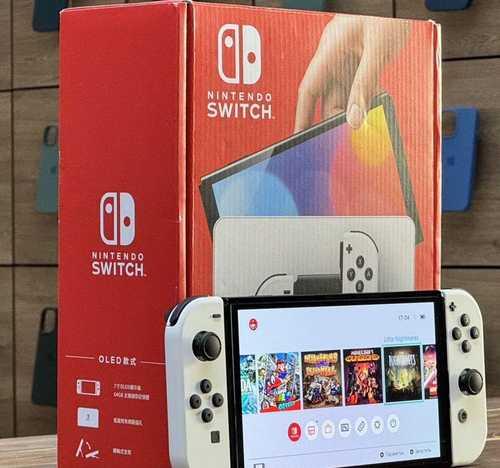 Новая Прошитая Nintendo Switch Oled 128GB