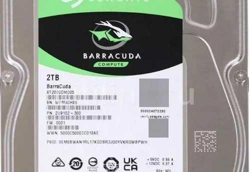 Жесткий диск Seagate Barracuda 2Тб