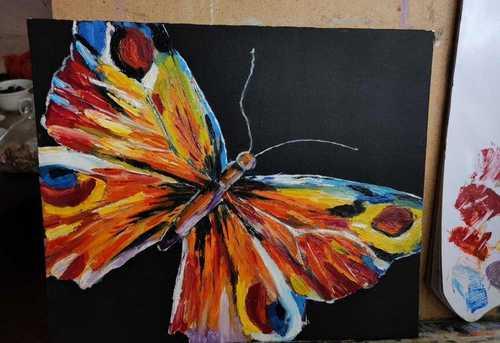 Картина маслом Бабочка