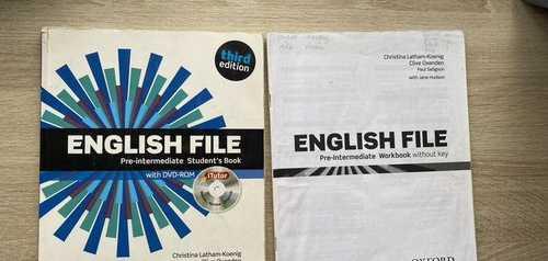 English file pre intermediate book + workbook