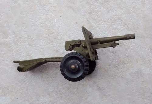 Игрушка пушка СССР металл