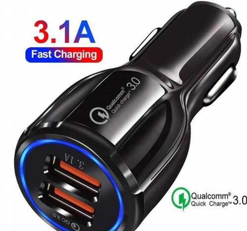 Автомобильное Зарядное устройство 6A qc 3.0 35w