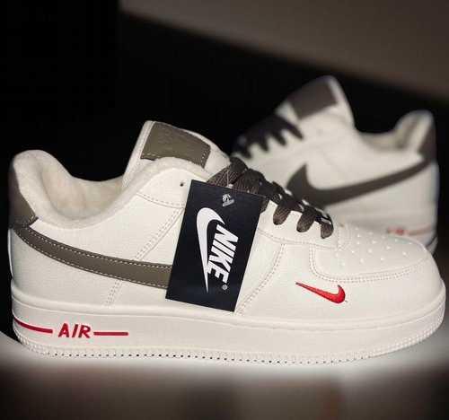 Кроссовки зимние nike air force 1