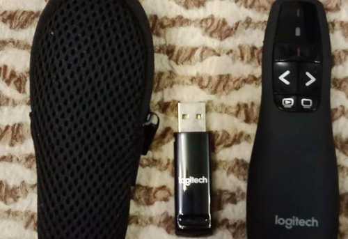 Презентер Лазерная указка кликер Logitech R400