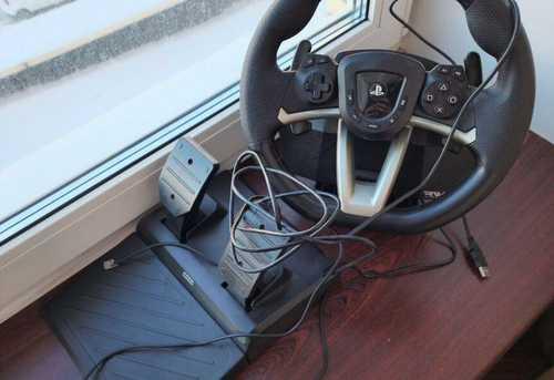 Руль Hori Apex Racing Wheel чёрный проводной