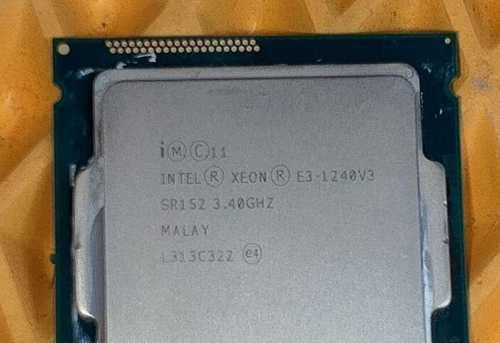 Процессор Intel Xeon E3-1240v3 8 потоков LGA1150