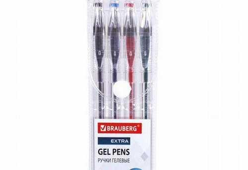 Sm-77218, Ручки гелевые brauberg extra, набор 4 цв
