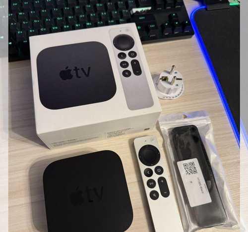 Apple TV 4K 64 GB 2021   Чехол для пульта