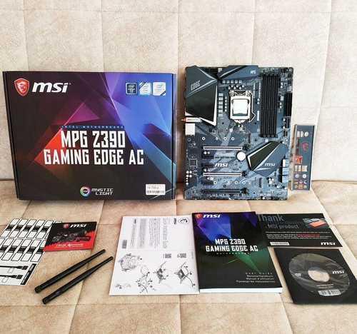 Комплект MSI Z390 Gaming Edge AC + Core i5 9600KF