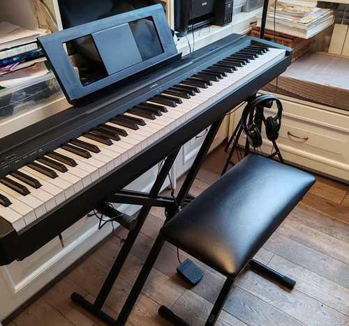 Цифровое пианино yamaha p 45 бу