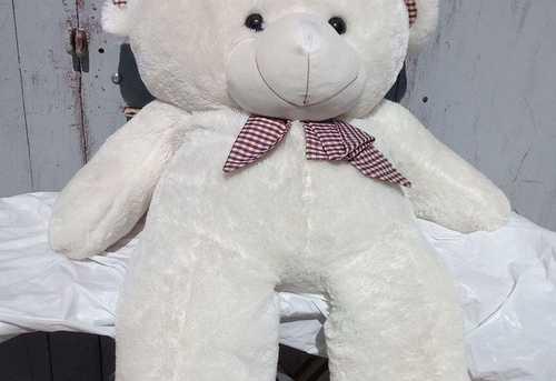Мягкая игрушка белый медведь большой