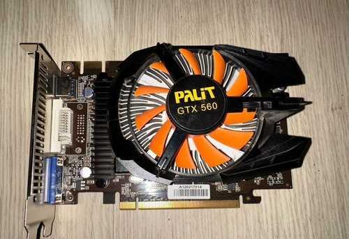 Видеокарта Palit GTX 560 1Gb (Питание 6+6 пин)