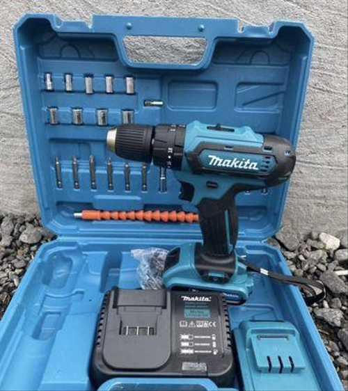 Аккум. Дрель-шуруповерт ударный Makita 26v- с набо