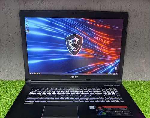 Игровой MSI 17" GTX 1050 4Gb i7-7700HQ SSD+HDD