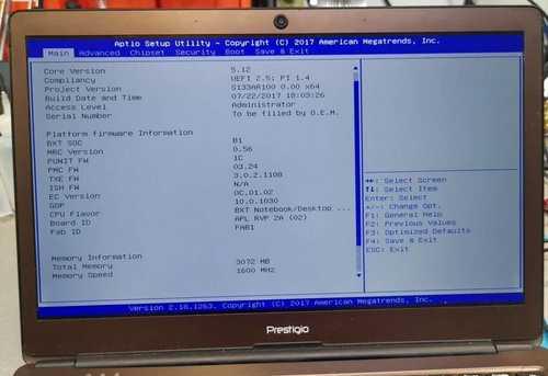 Prestigio smartbook 133s