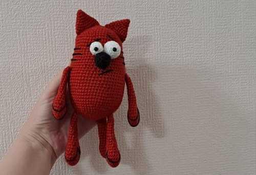 Котик вязаный ручная работа