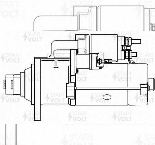 LST0705 Стартер для а / м камаз с дв. 740.30 / 740