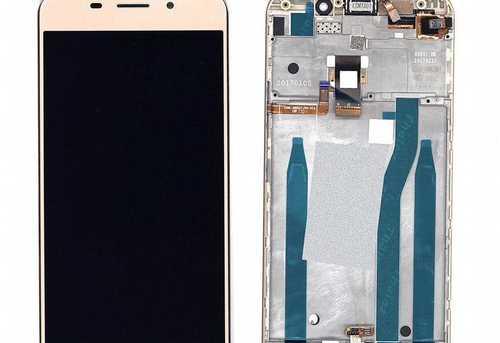 Дисплей Asus ZenFone 3S Max ZC521TL золото+рамка