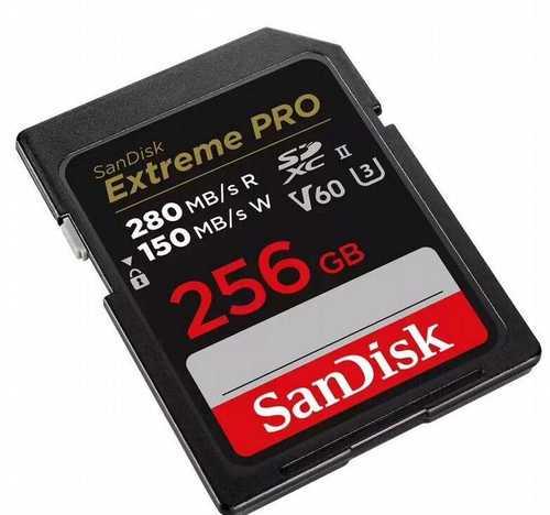 Карта памяти SanDisk sdxc 256GB Extreme PRO UHS-II