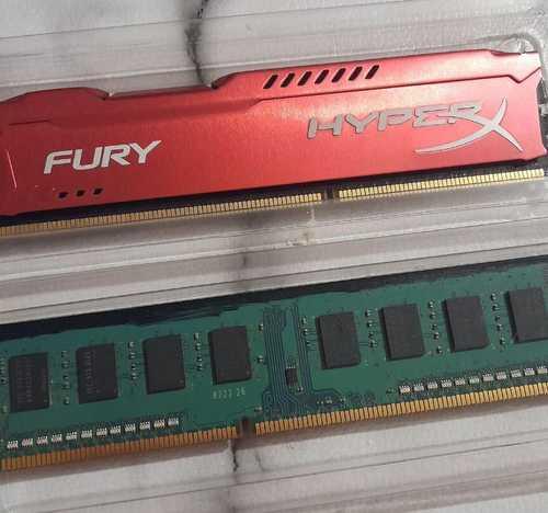 Оперативная память DDR3 HyperX fury 8gb