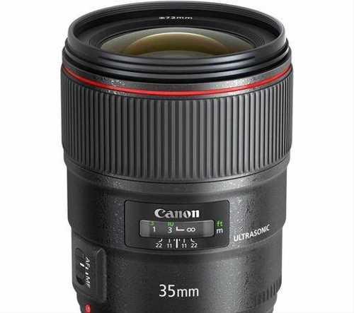 Объектив Canon EF 35mm f/1.4L II USM Новый ID 8102