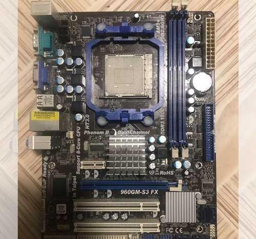 Материнская плата ASRock 960gm-s3 Fx