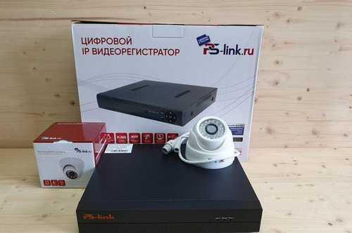 Набор видеонаблюдения ip с 1 камерой для дома