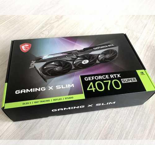 Новая RTX 4070 super MSI Gaming x slim