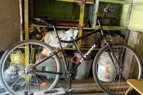 Велосипед btwin riverside 100 без цепи и механизма